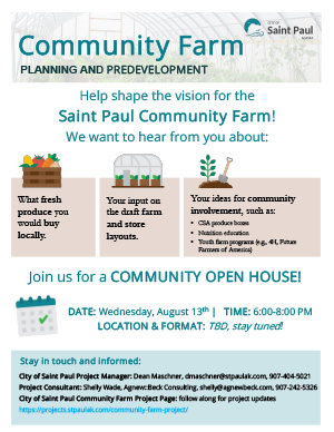 Community Open House: Help Shape the Vision for the Saint Paul ...